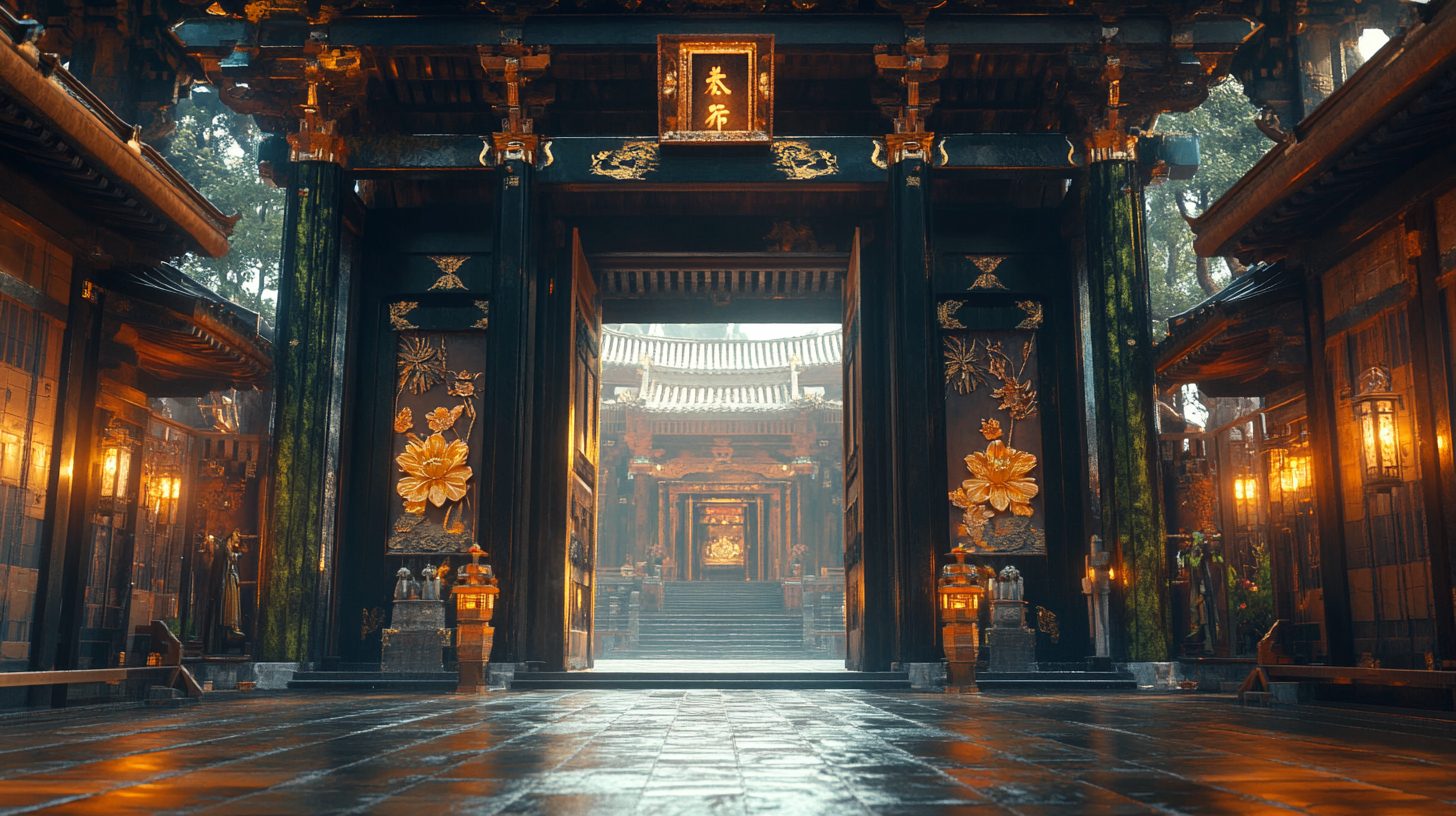 Beautiful Japanese Temple Gates