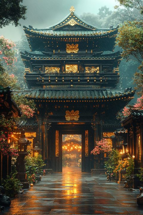 Beautiful Japanese Temple Gates