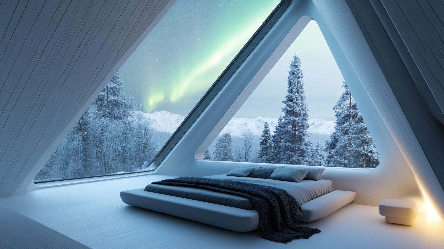 Bedrooms with a View of the Northern Lights