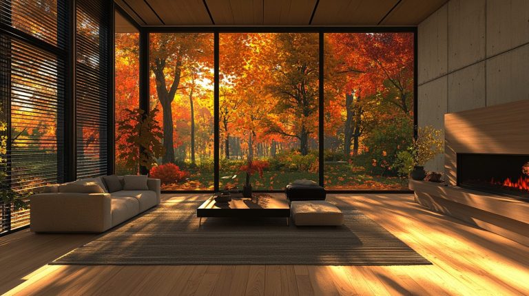Modern Home Interiors with Louvers and Stiles