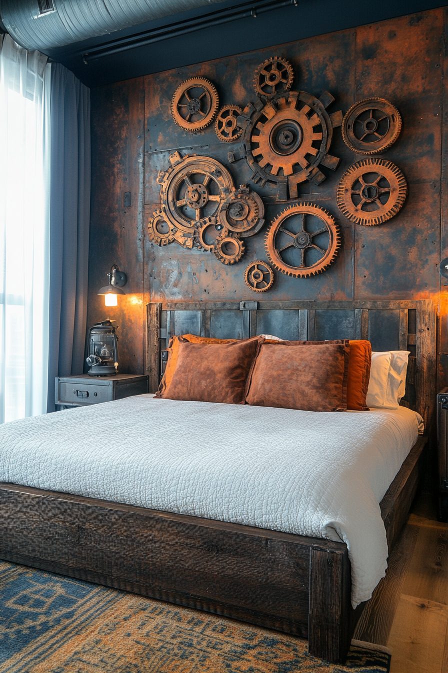 9 Unique Ideas to Give a Bedroom an Infusion Steampunk Elegance