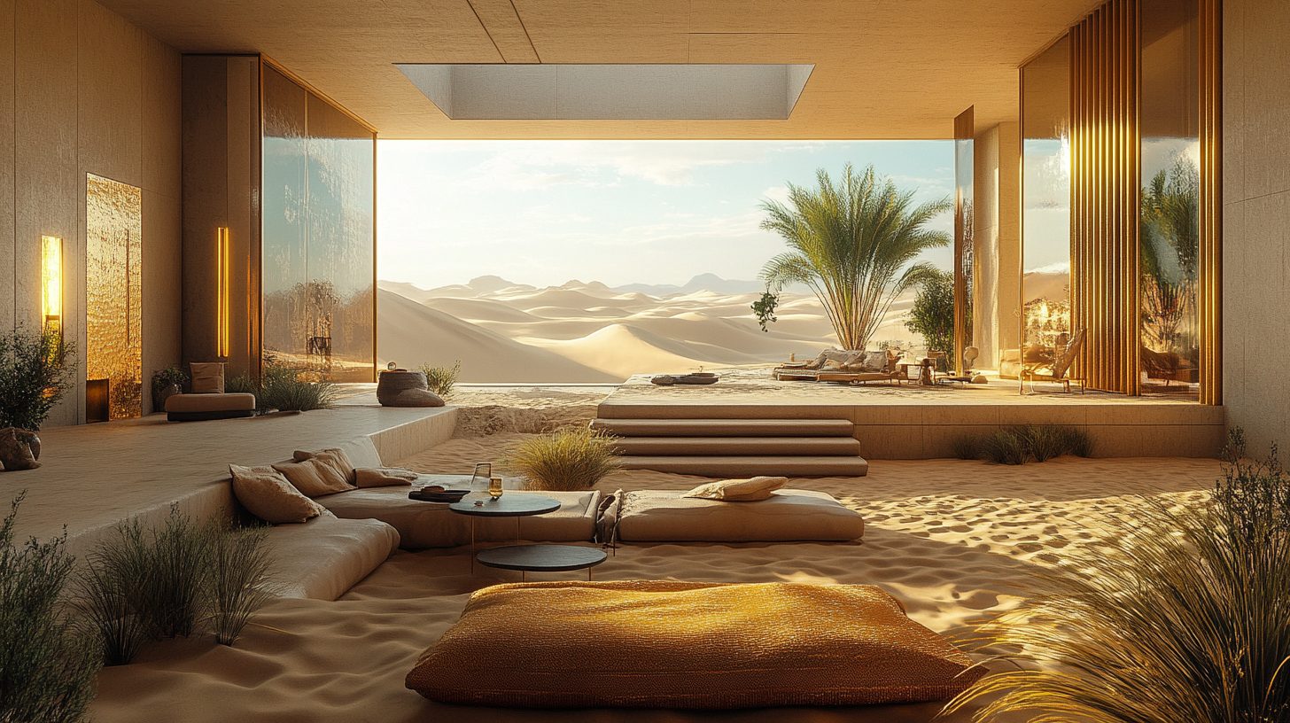 Desert Home Interiors with Earthy Accents