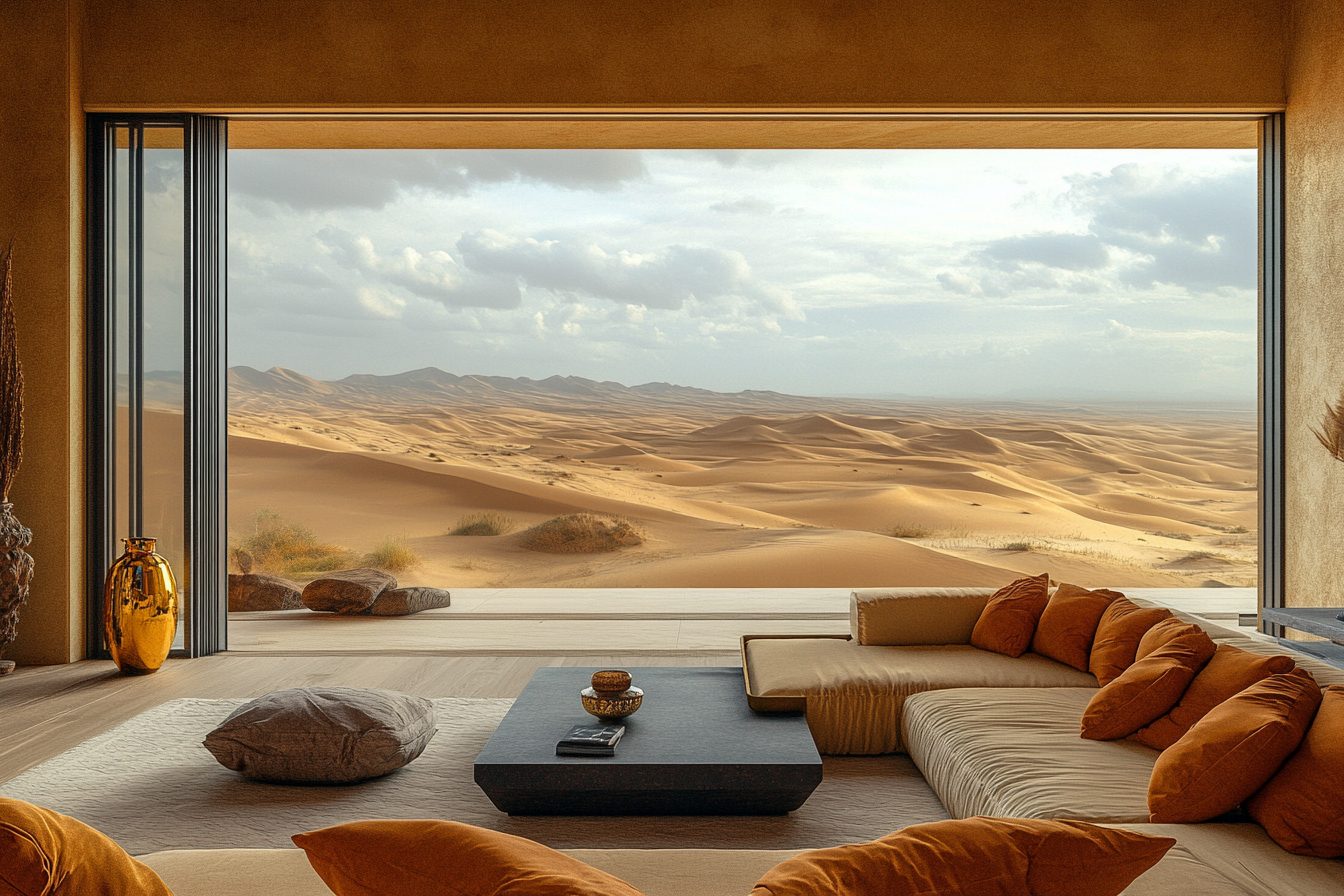 Desert Home Interiors with Earthy Accents