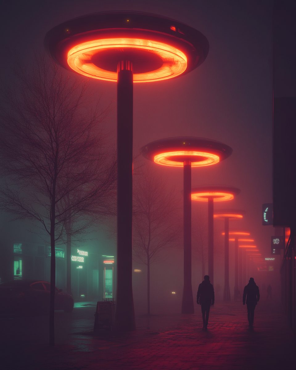 The Futuristic City Lights