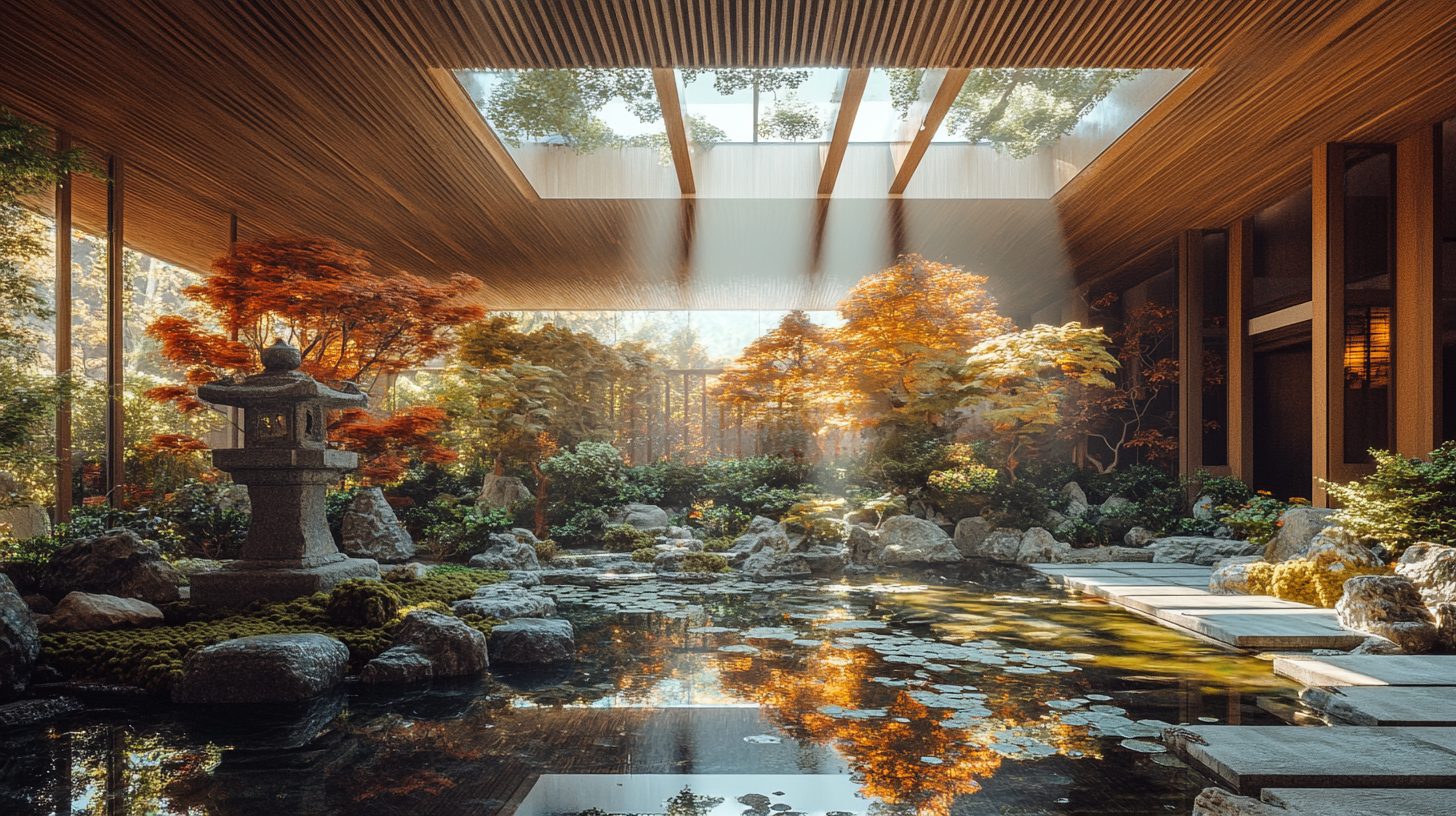 Beautiful Indoor Gardens with Skywells