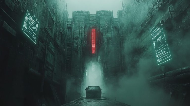 Cyberpunk Dystopian Urban Landscapes