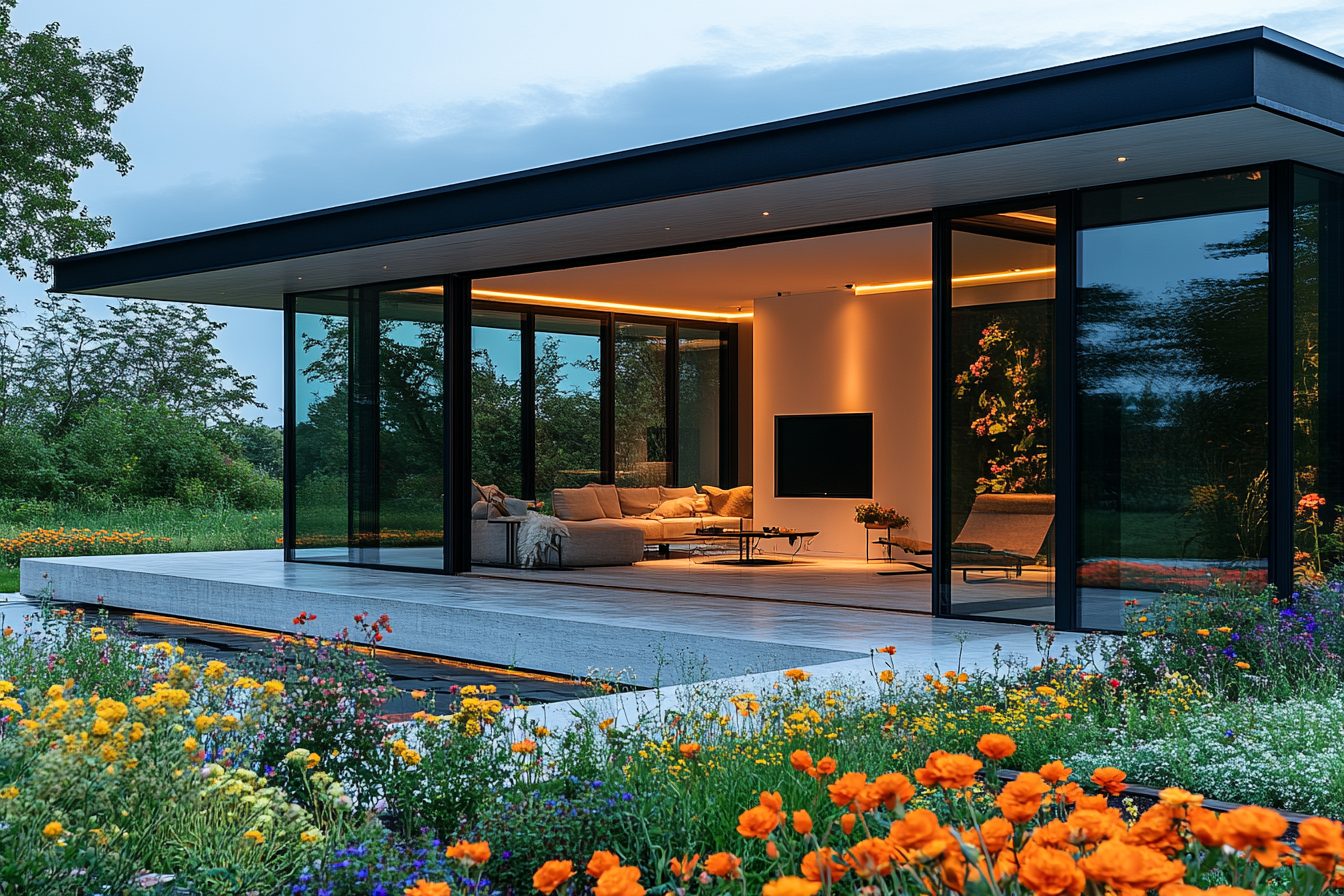 Glass Homes with Beautiful Surroundings