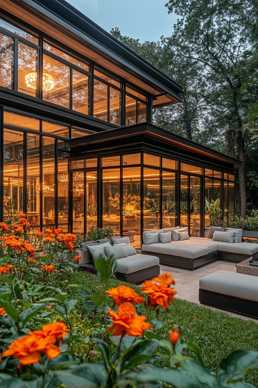 Glass Homes with Beautiful Surroundings