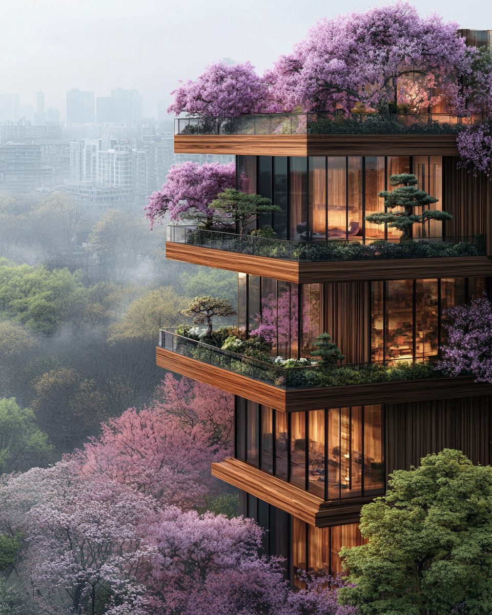 Nature Focused Apartment Buildings