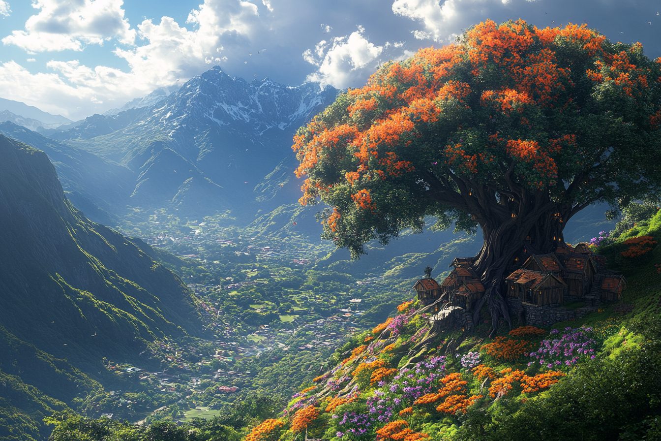The Whimsical Treehouses with a Beautiful View