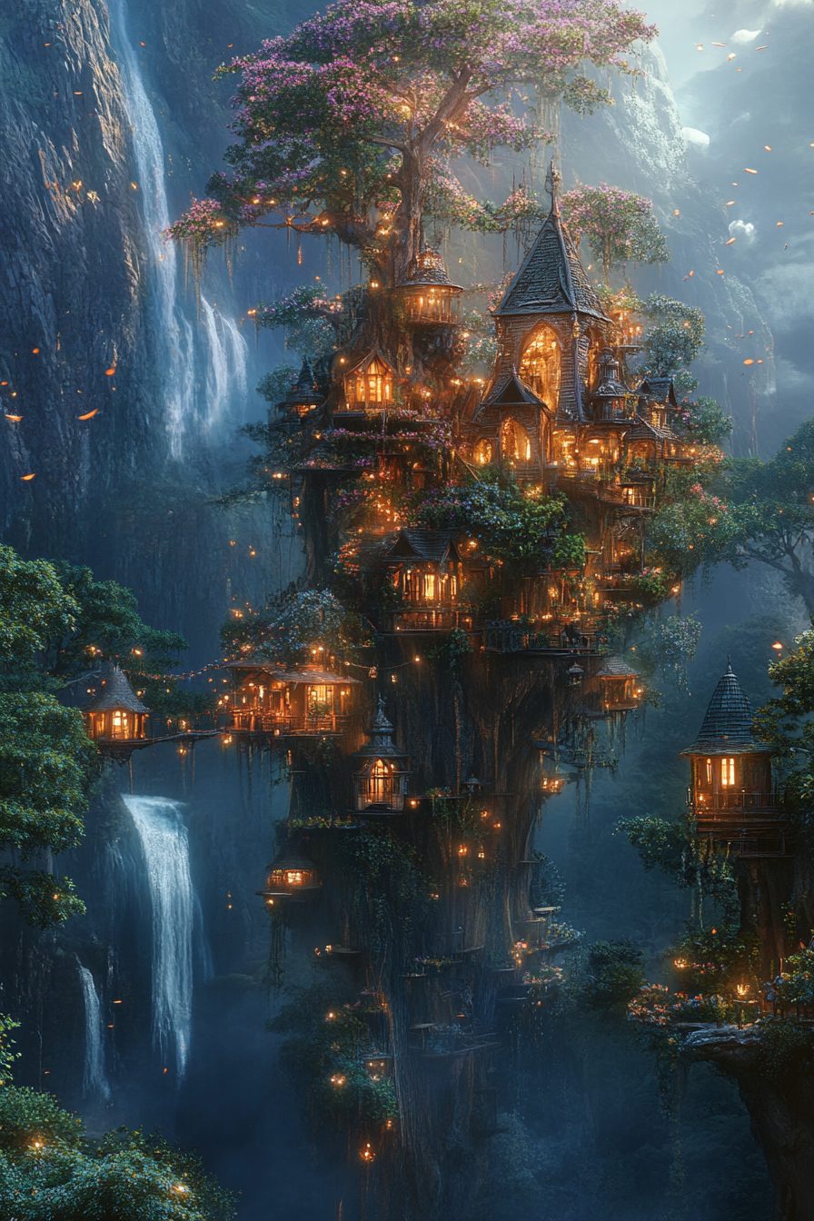 The Whimsical Treehouses with a Beautiful View