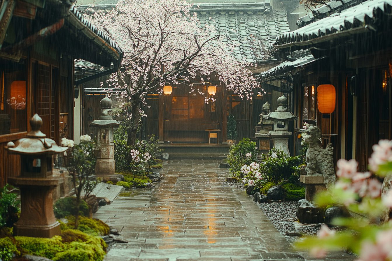 Walking through an Old Japanese Village