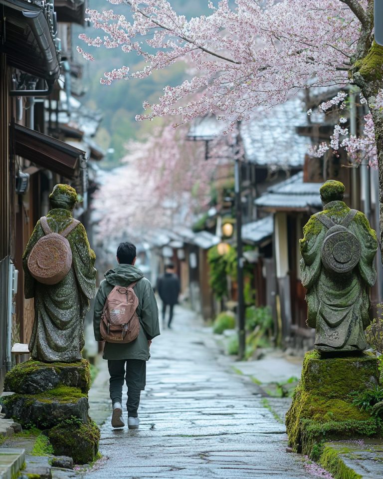 Walking through an Old Japanese Village