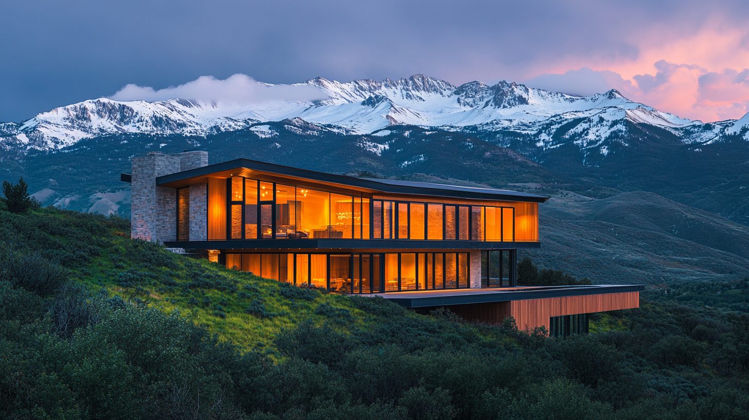 Contemporary Houses on a Beautiful Landscape