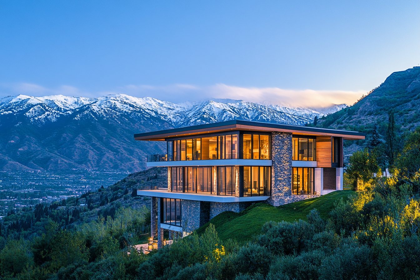 Contemporary Houses on a Beautiful Landscape