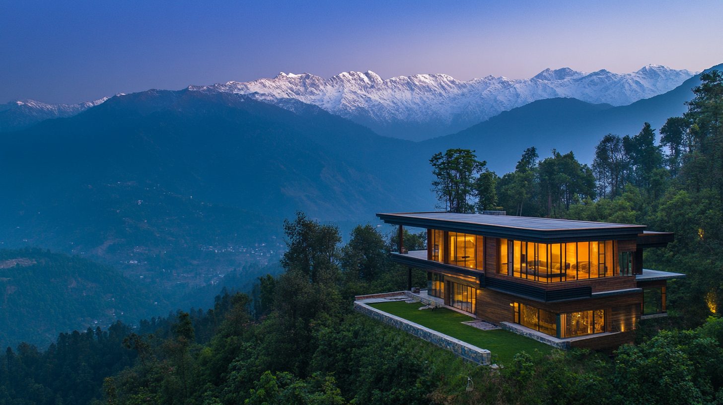 Contemporary Houses on a Beautiful Landscape
