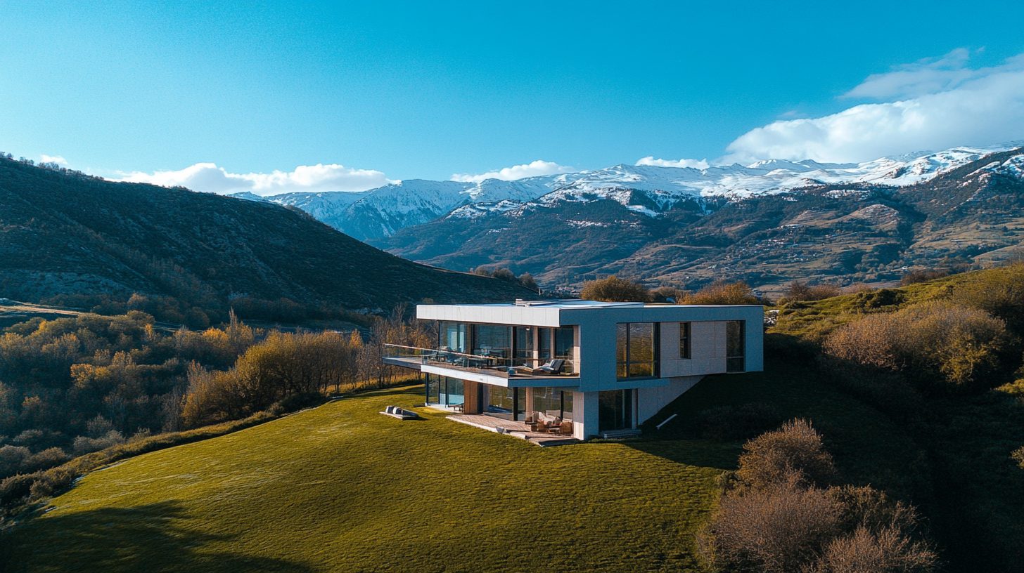 Contemporary Houses on a Beautiful Landscape