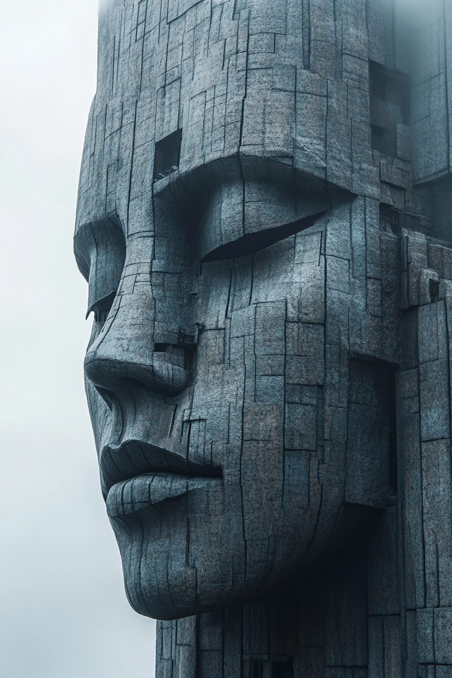 Brutalist Building Sculptures
