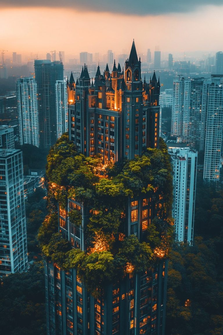 Castles on Top of Skyscrapers