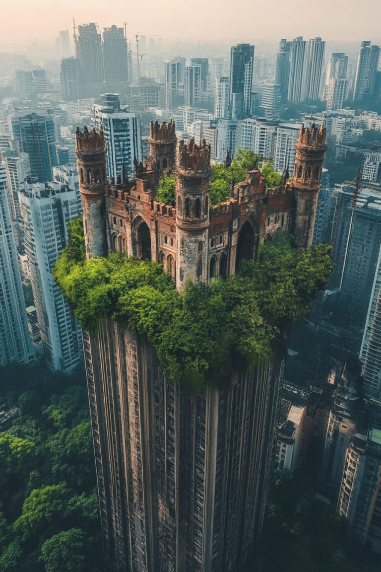 Castles on Top of Skyscrapers