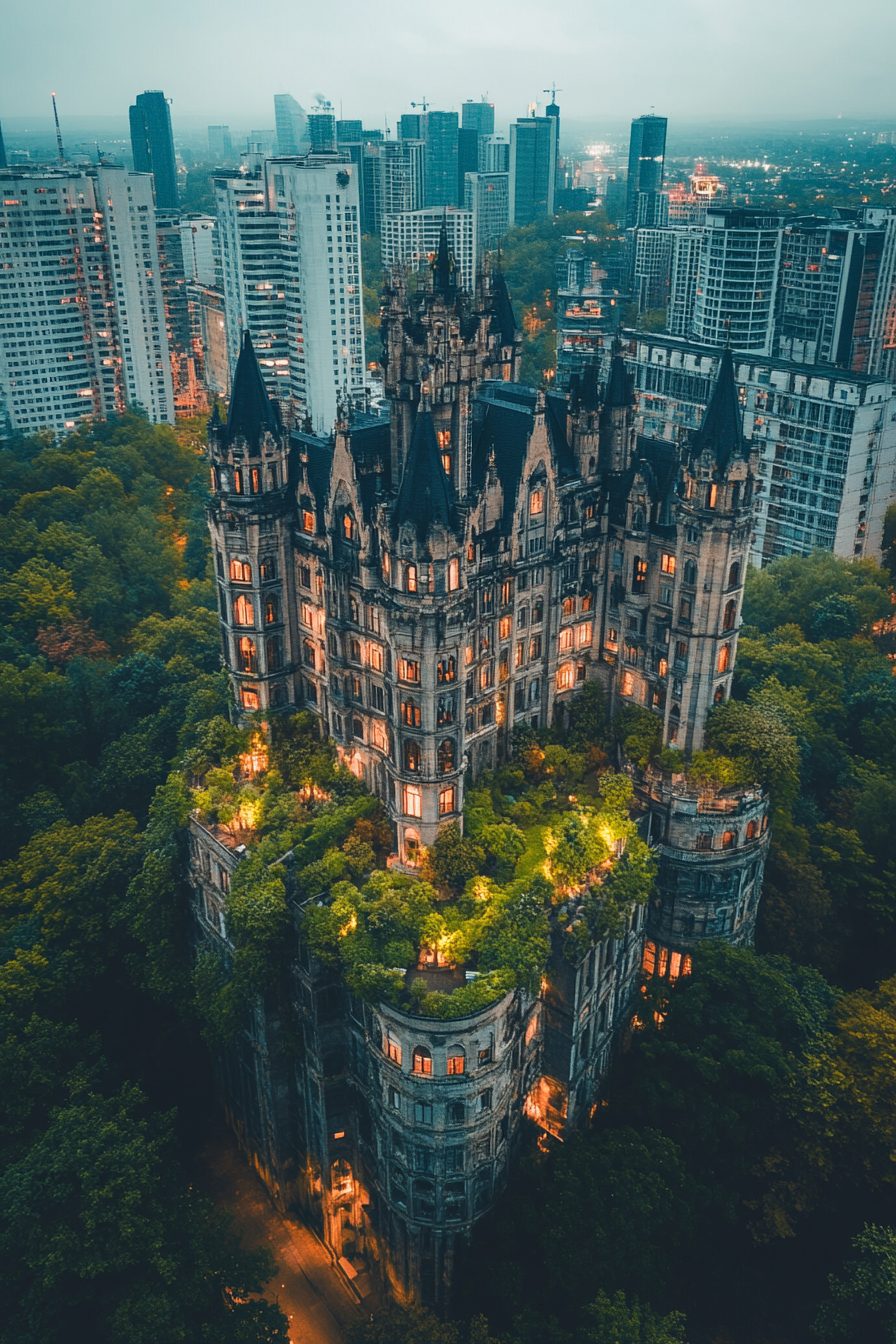 Castles on Top of Skyscrapers