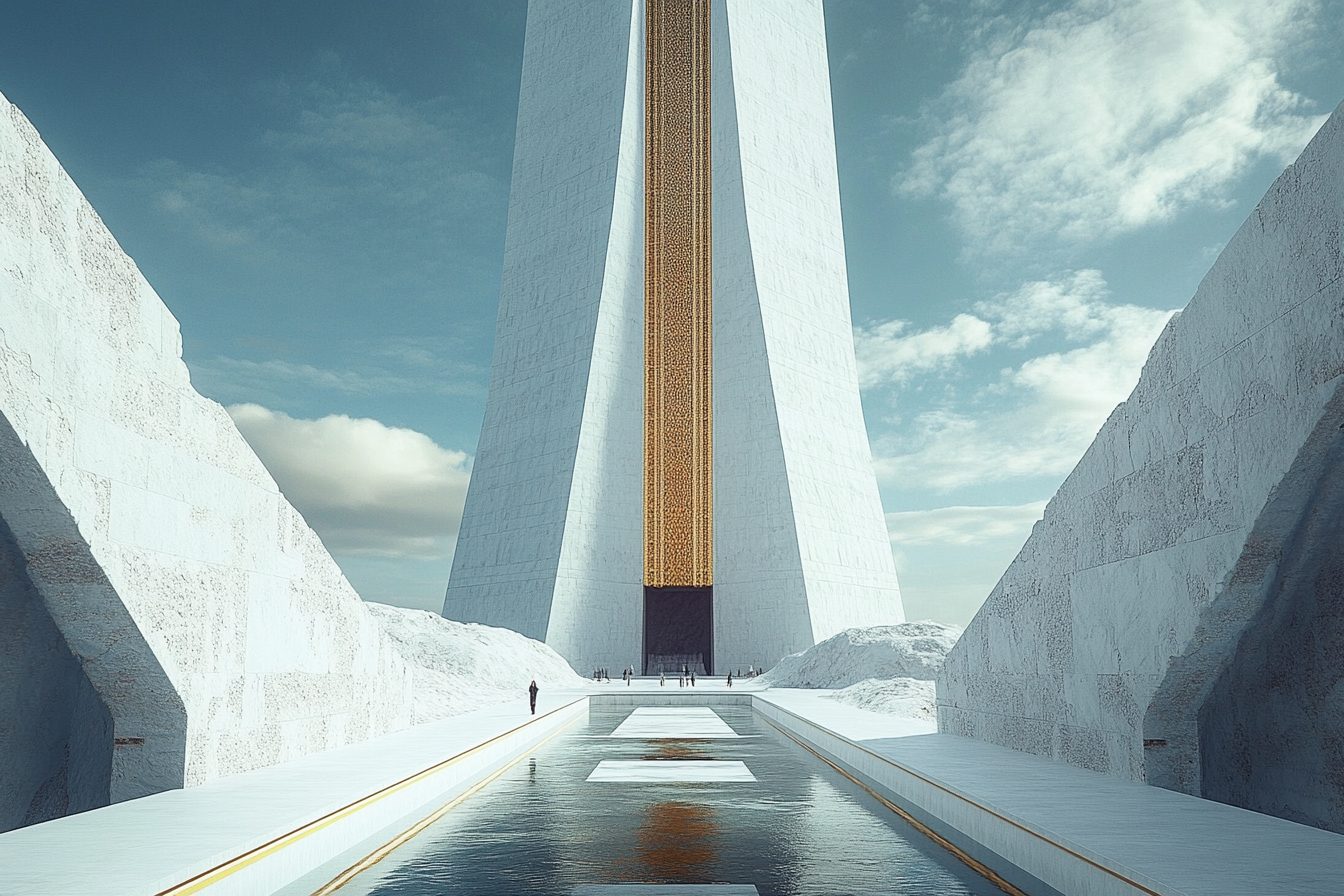 Futuristic and Minimalistic Towers