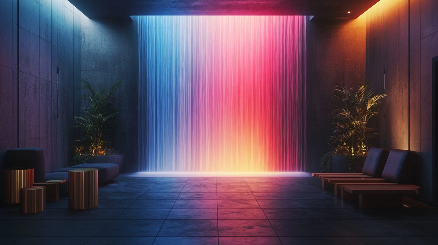 House Interiors with Neon Lighting Designs