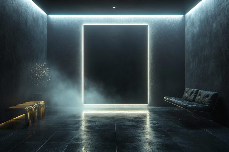 House Interiors with Neon Lighting Designs