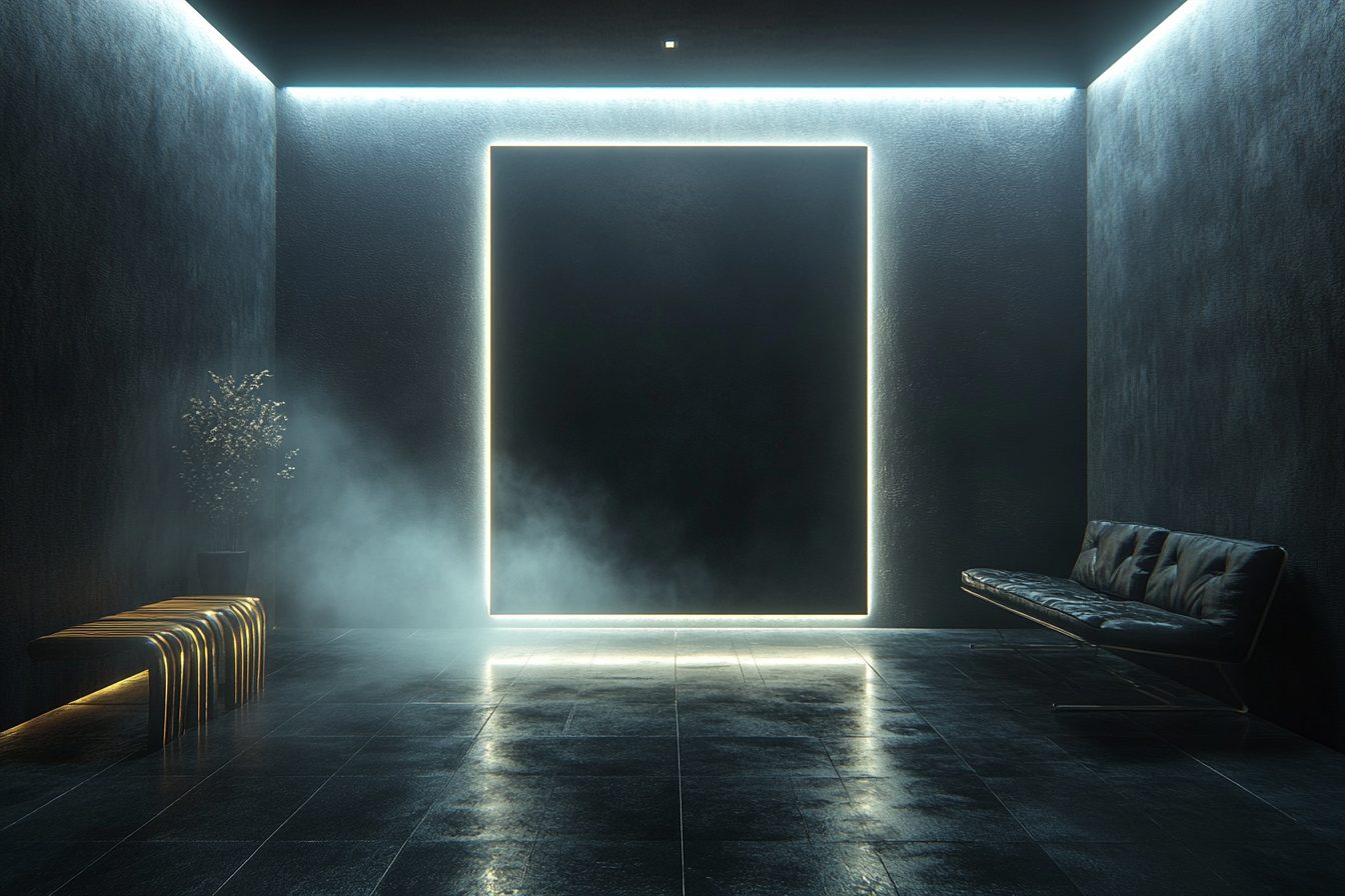 House Interiors with Neon Lighting Designs