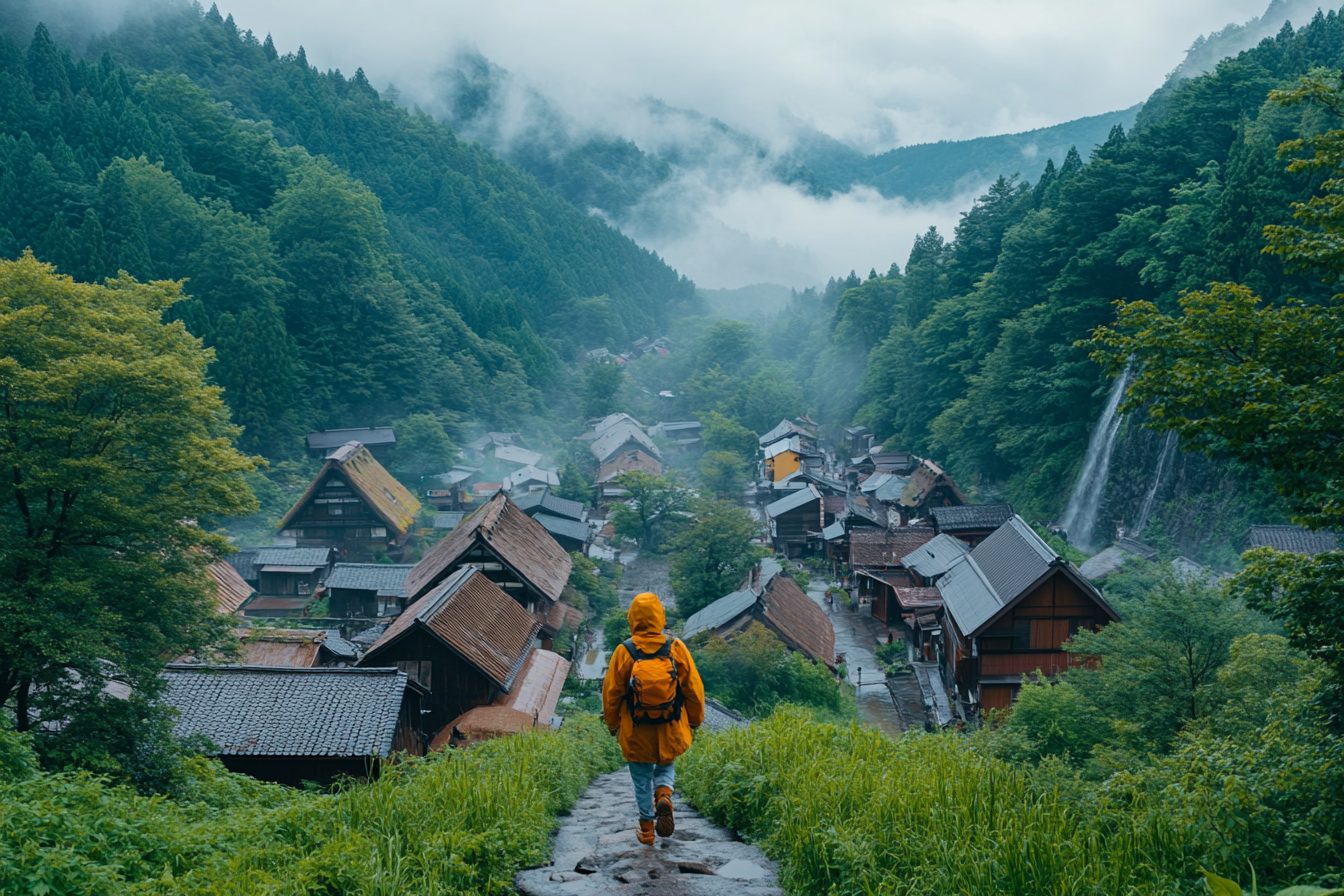 Japanese Villages in the Mountain Valleys