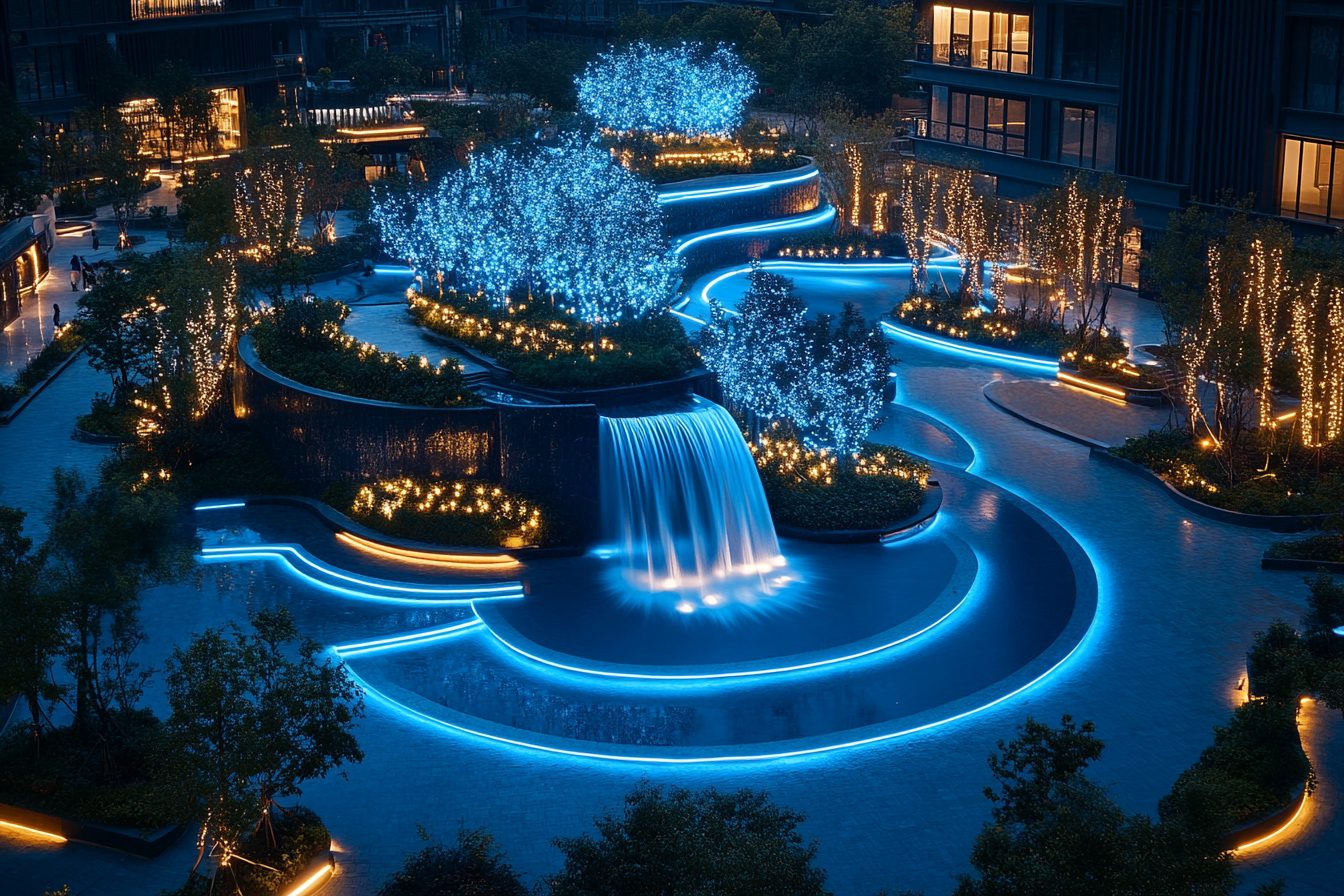 The Blue Neon Gardens