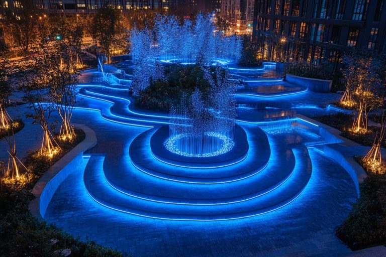 The Blue Neon Gardens