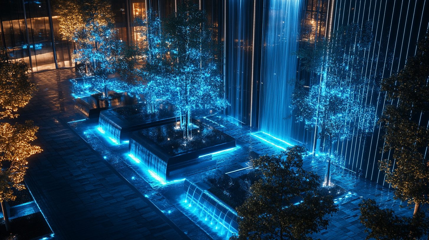 The Blue Neon Gardens