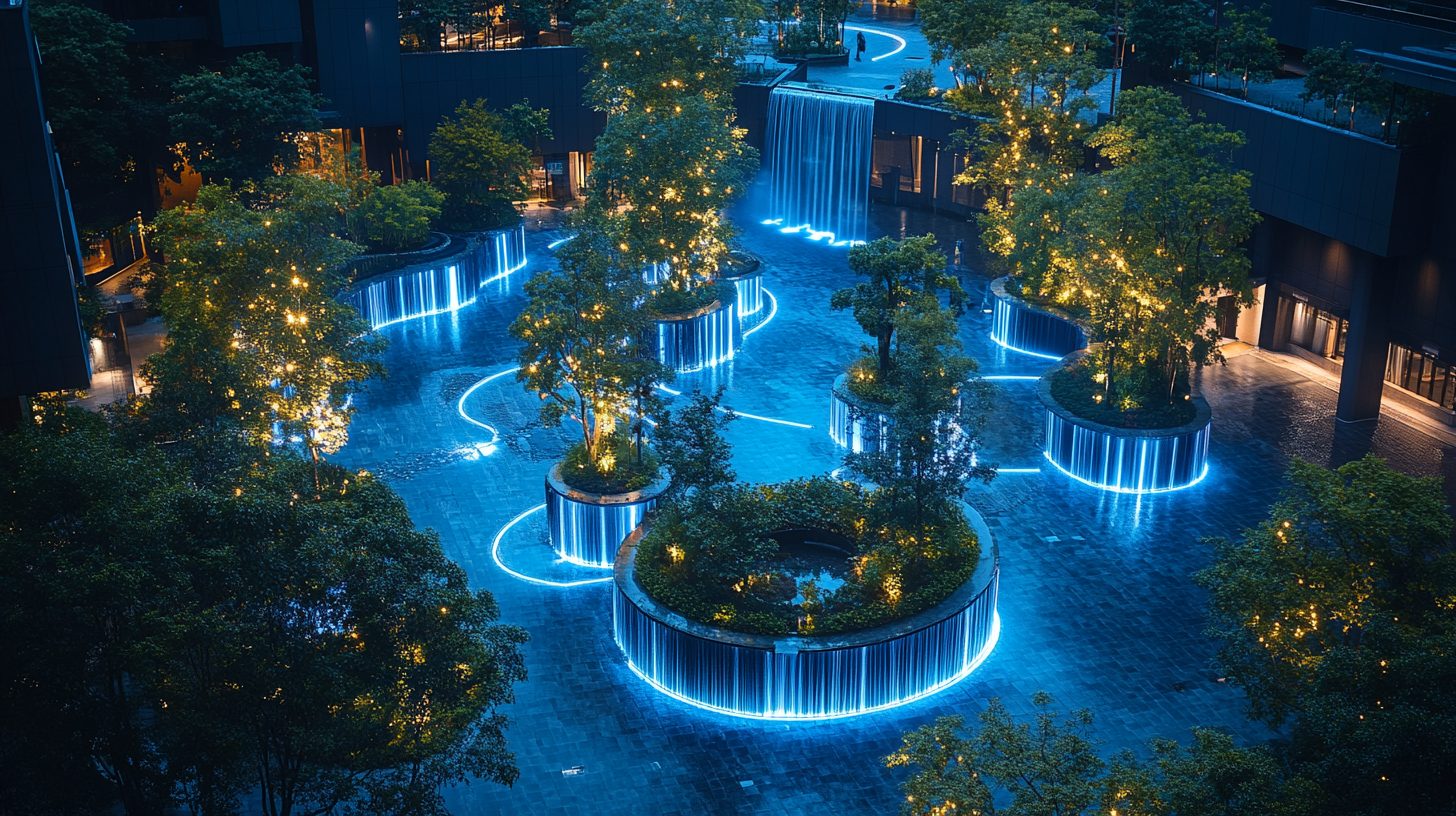 The Blue Neon Gardens