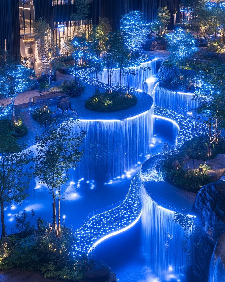 The Blue Neon Gardens