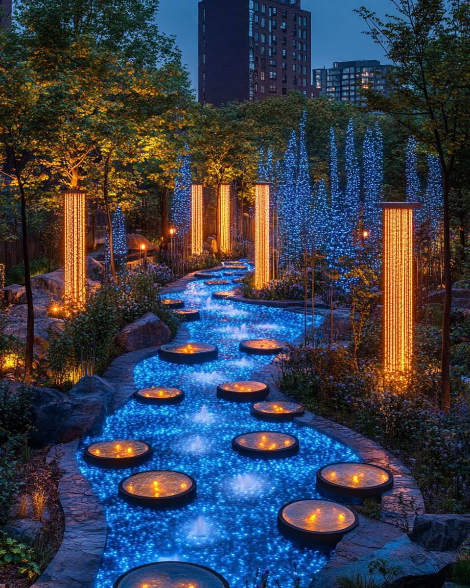 The Blue Neon Gardens