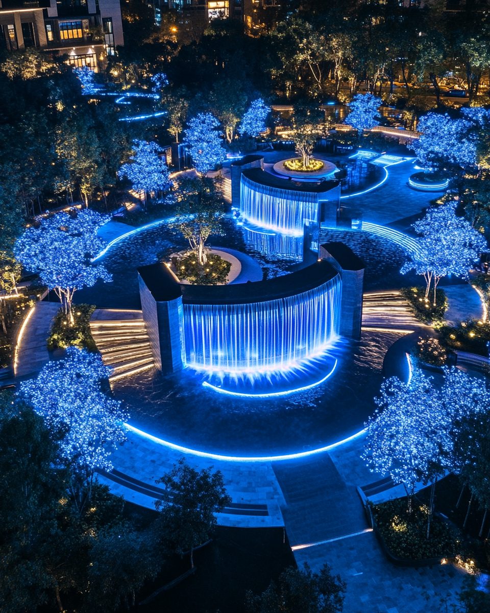 The Blue Neon Gardens