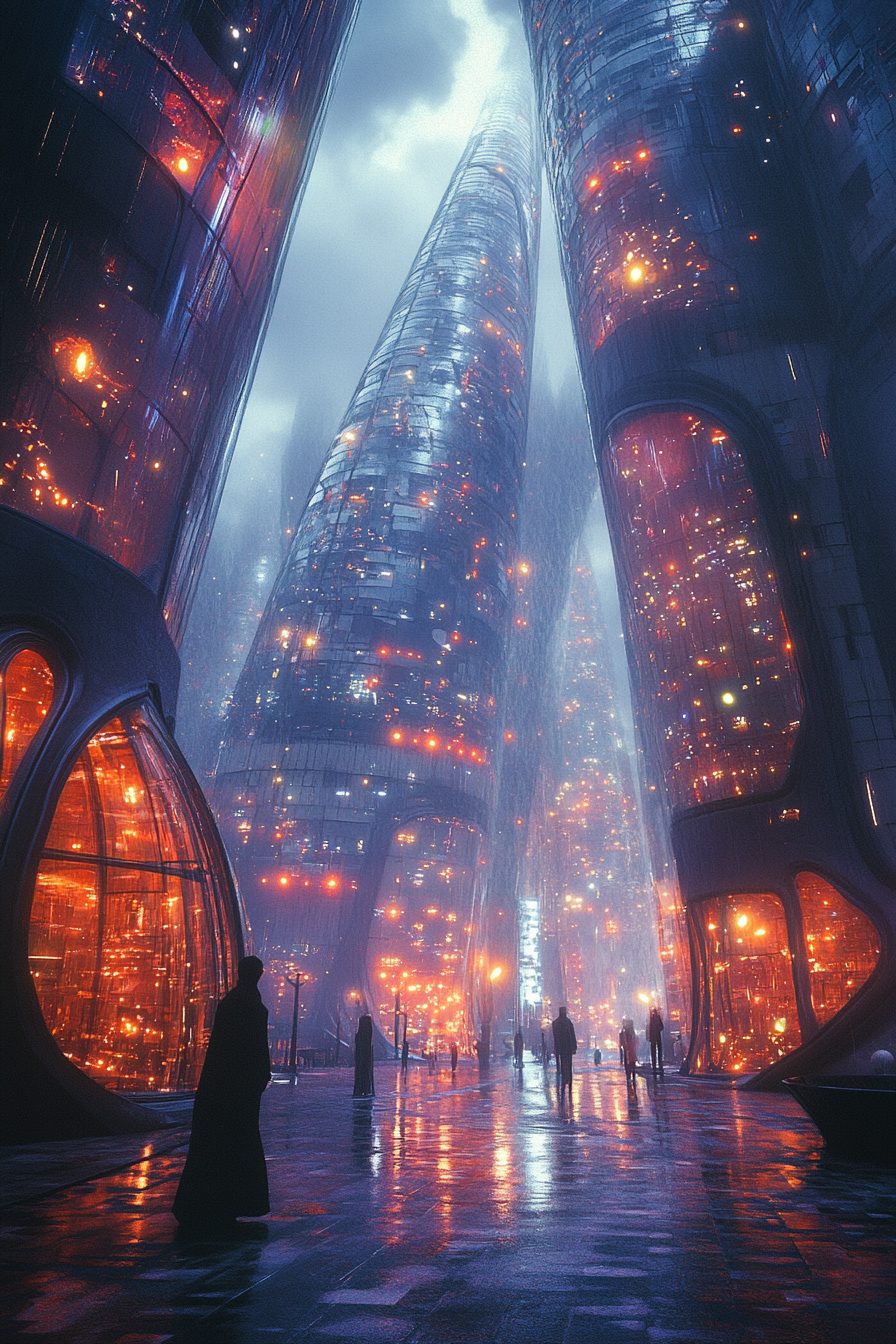 Futuristic Cityscapes and their Unique Buildings