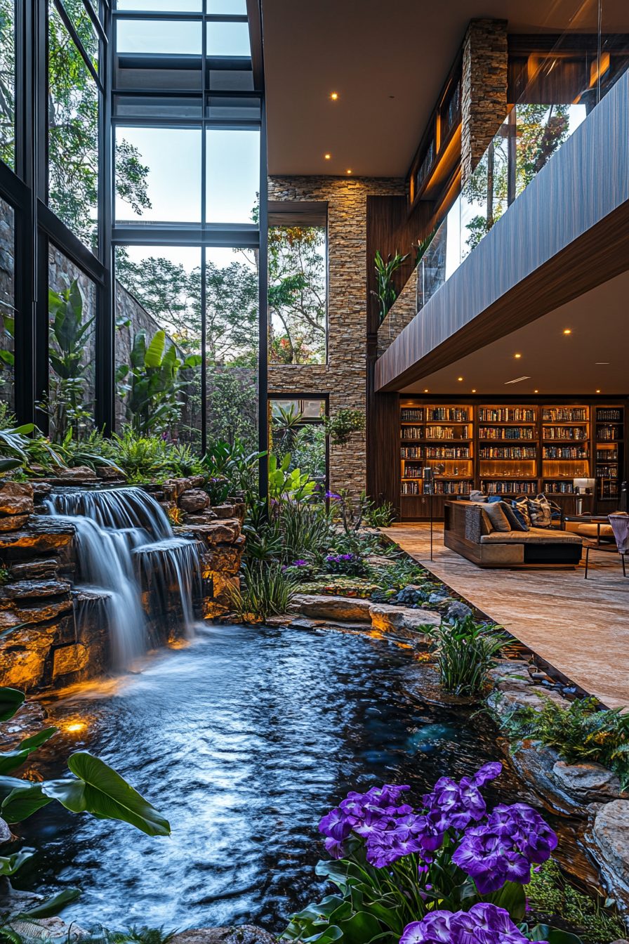 Libraries with Indoor Gardens