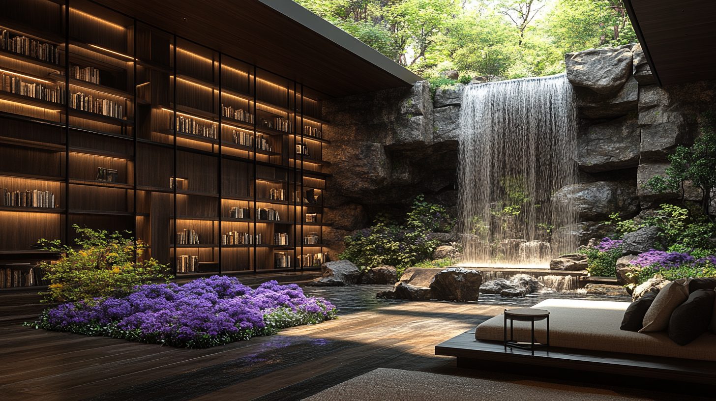 Libraries with Indoor Gardens