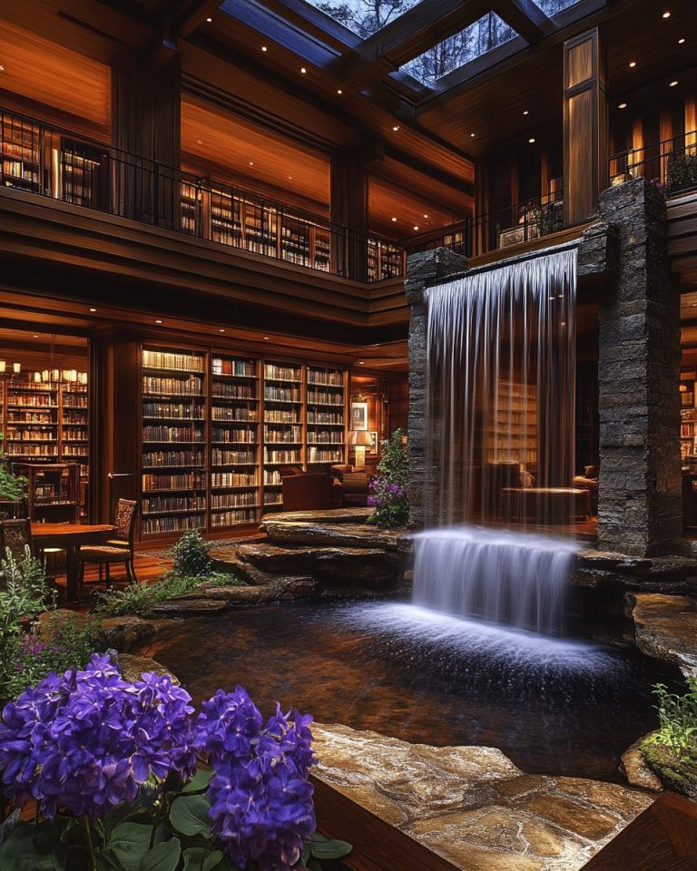 Libraries with Indoor Gardens