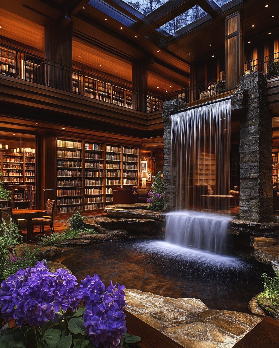 Libraries with Indoor Gardens