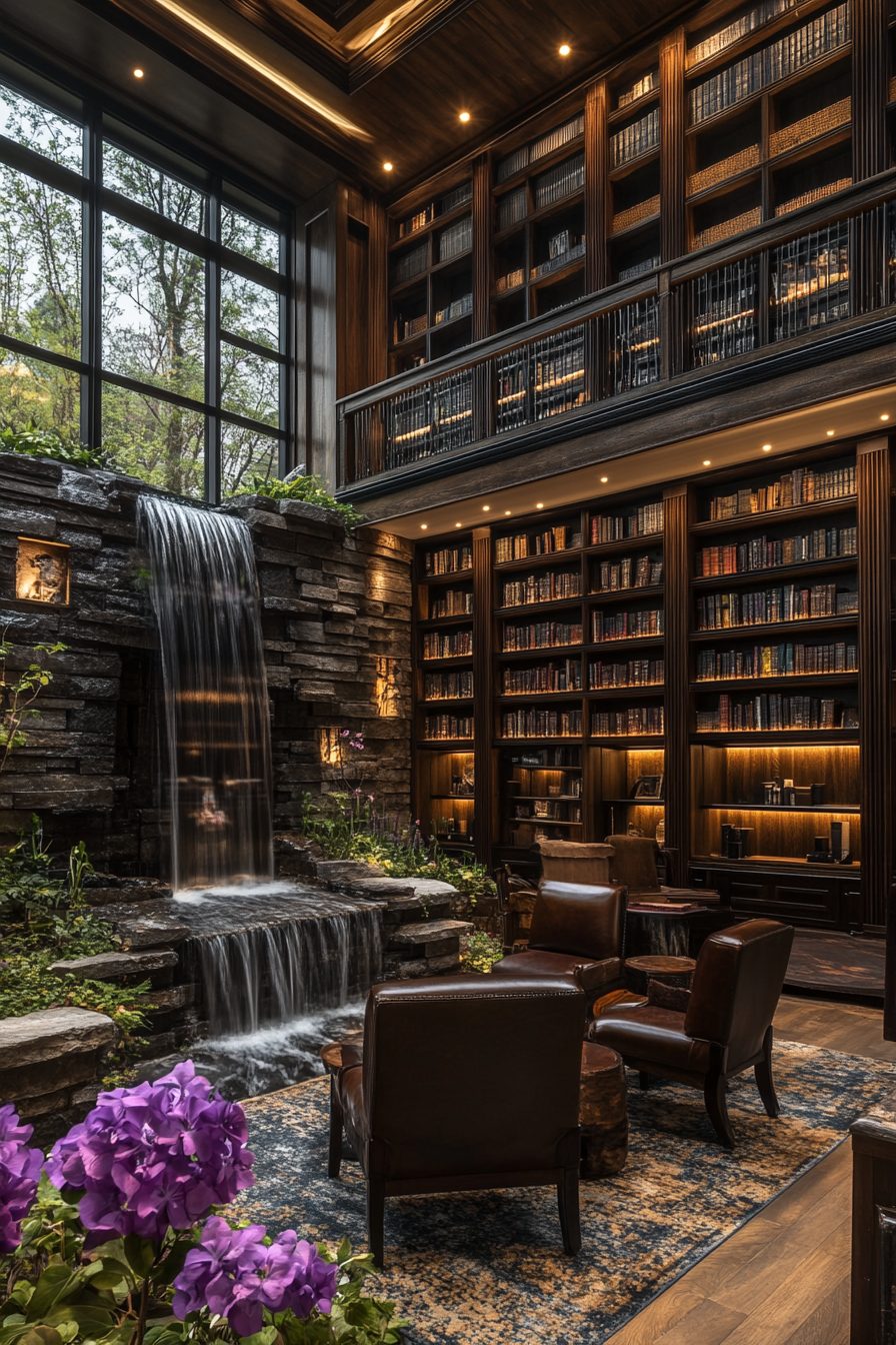 Libraries with Indoor Gardens