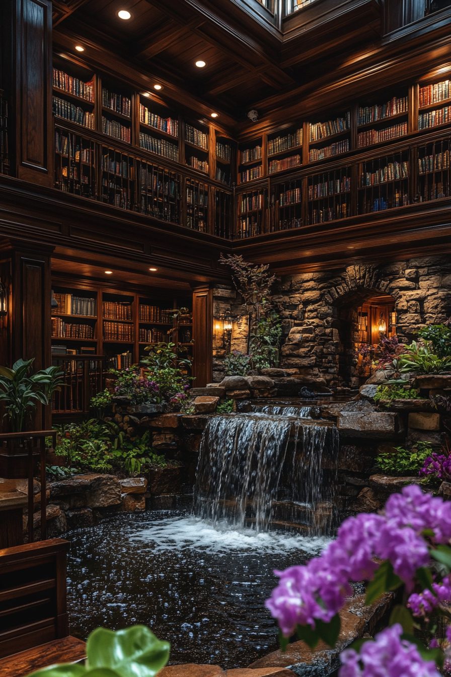 Libraries with Indoor Gardens