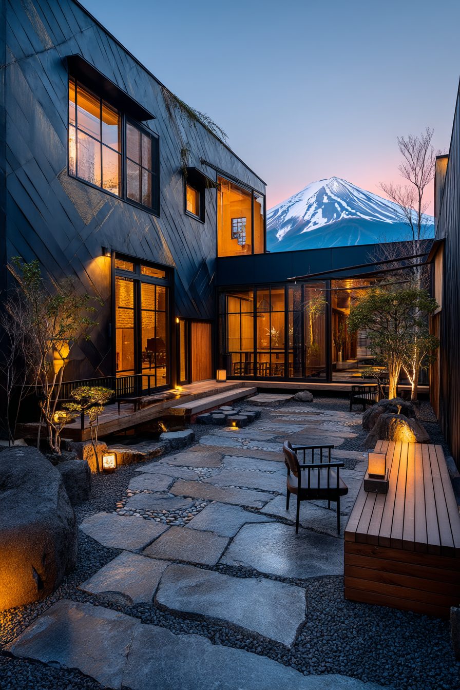 Modern Japanese Courtyard Houses