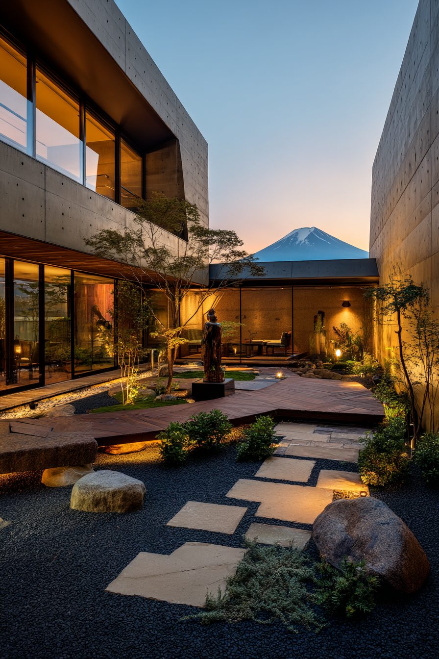 Modern Japanese Courtyard Houses