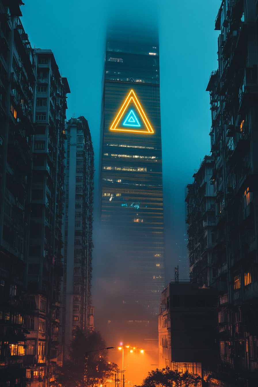 The Neon Skyscrapers – Cyberpunk Vibes