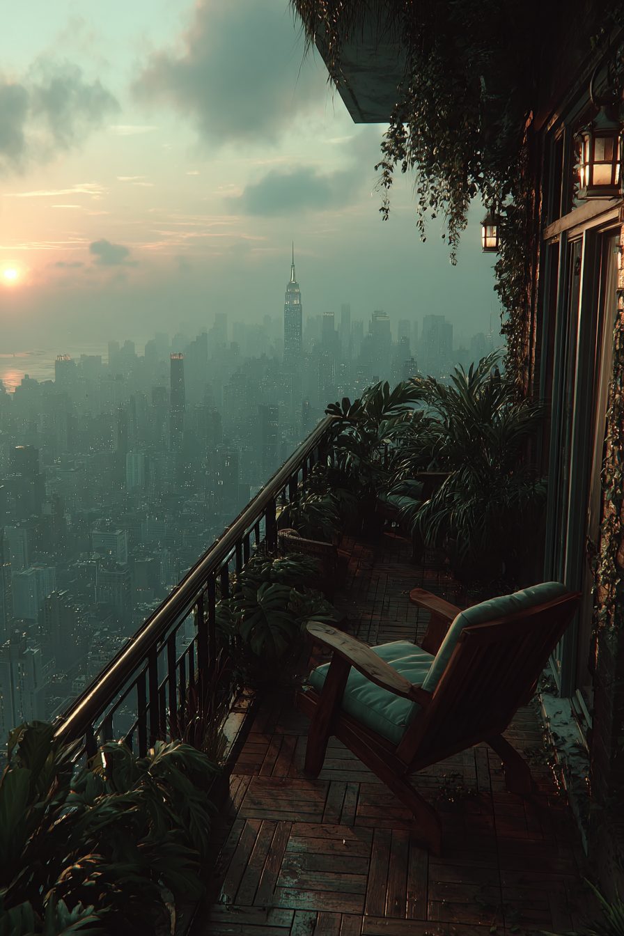 Apartment Balconies with Amazing Cityscape Views