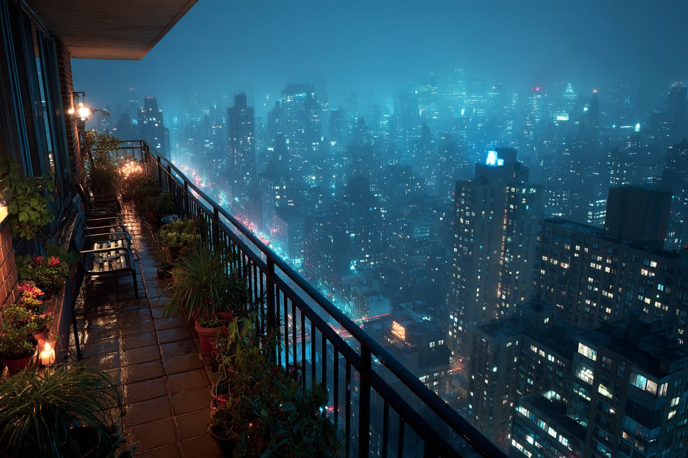 Apartment Balconies with Amazing Cityscape Views