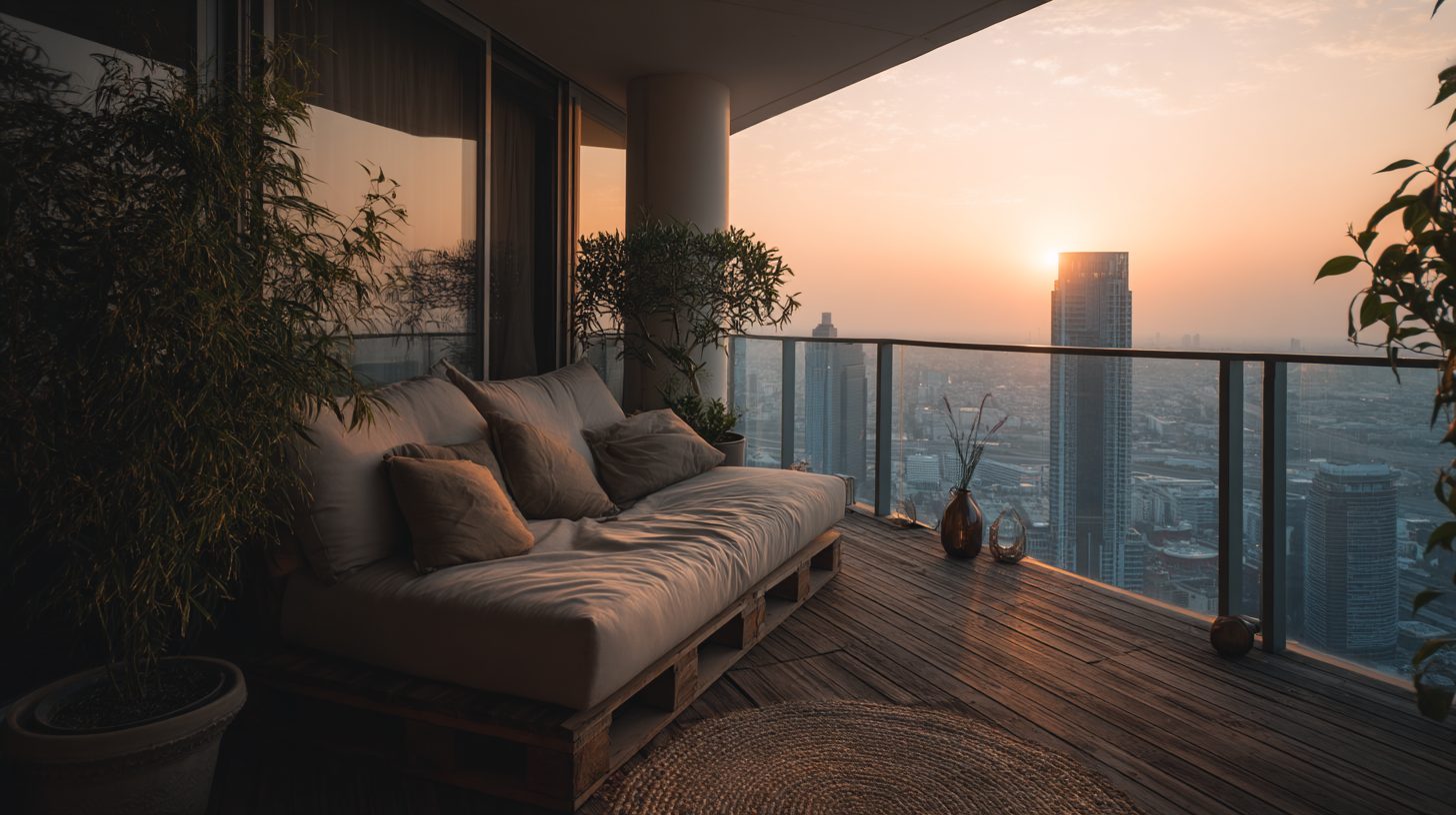 Apartment Balconies with Amazing Cityscape Views